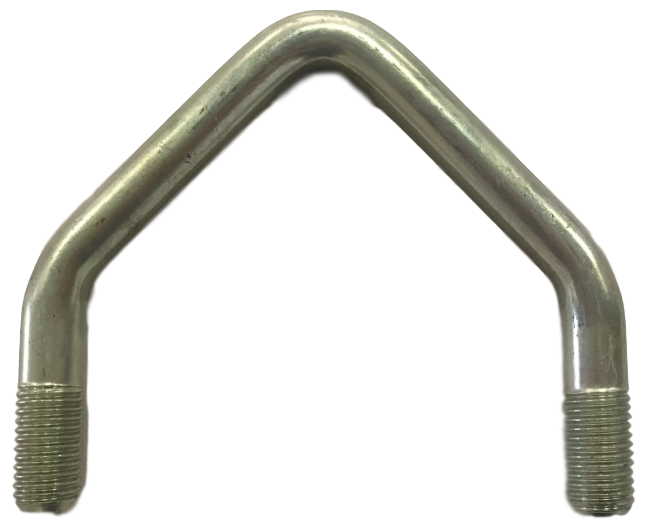 V-Bolt, 3/4" x 4"x 4"x 3"NC Gr5 YZ | Beulah Machinery